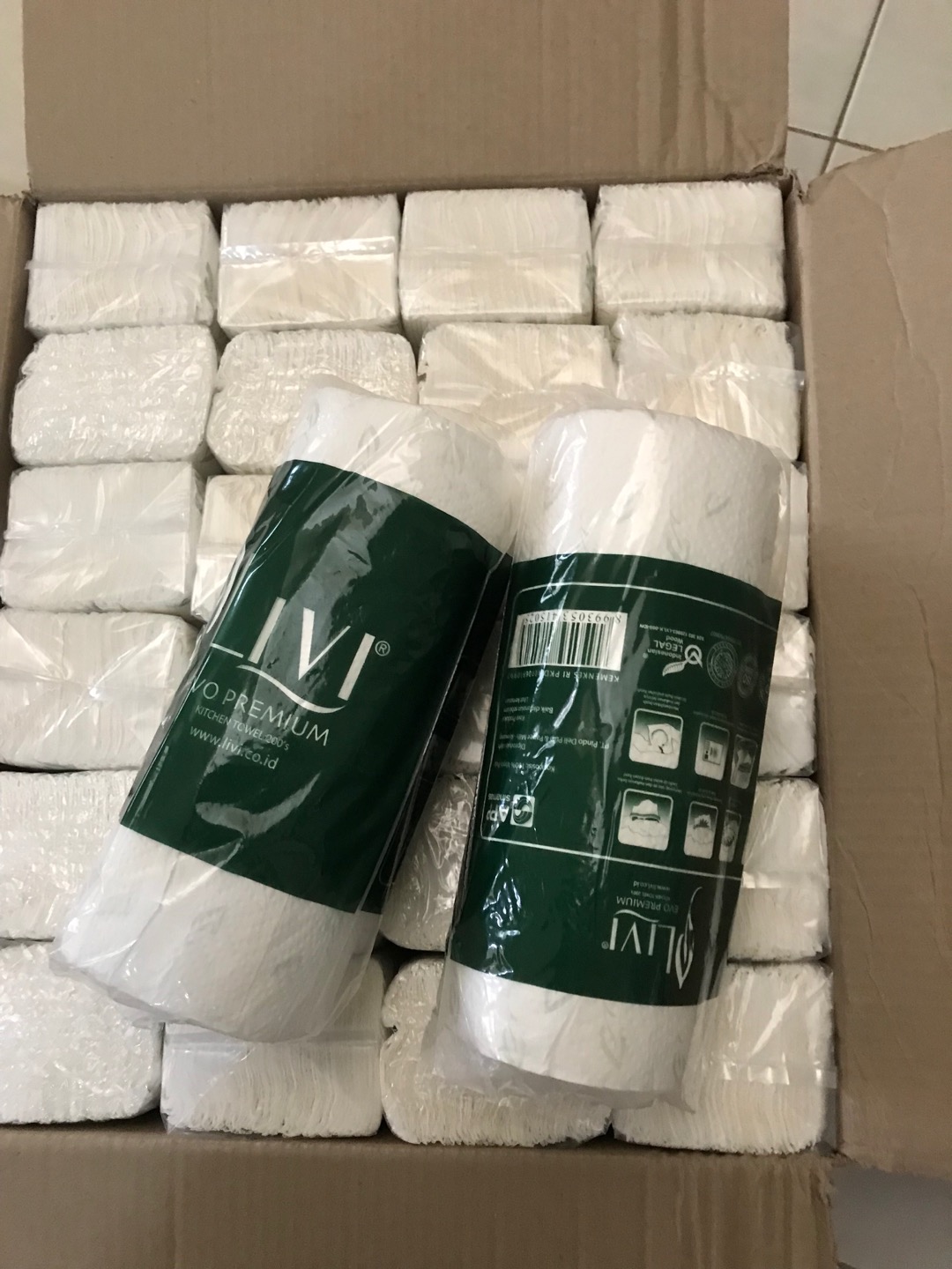 TISSUE LIVI KITCHEN ROLLS 240's / 1 ply - TISSUE DAPUR - ECERAN SATUAN ...
