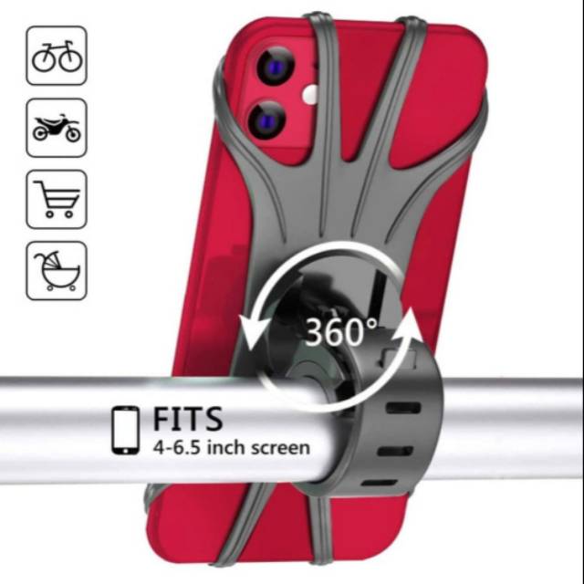 Jual STAND HOLDER SMARTPHONE BUAT MOTOR SEPEDA LIPAT GUNUNG FIXIE ...