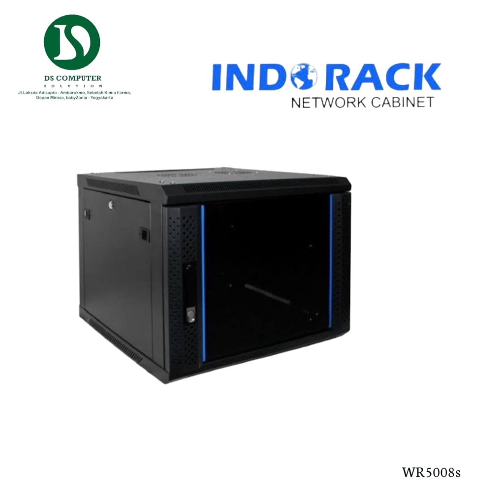 Jual WR5008S Indorack Wallmount 8U Depth 500mm, Single Door | Shopee ...