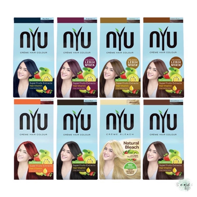 Jual (BPOM) NYU CREME HAIR COLOUR | Shopee Indonesia