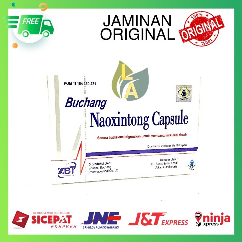 Buchang Naoxintong Capsule - Obat Stroke & Jantung Herbal | Shopee ...