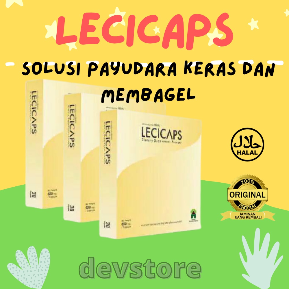 Jual LECICAPS untuk ASI tersumbat ( GERINJIL) ASI BOOSTER Asi FENUCAPS ...