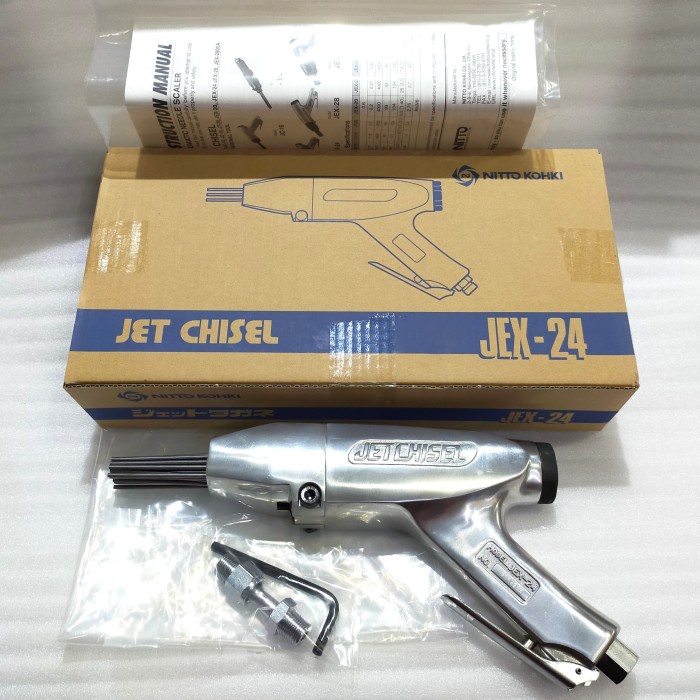Jual Jet Chisel JEX-24 NITTO KOHKI Jet Chisel Needle Scaler Original | Shopee Indonesia