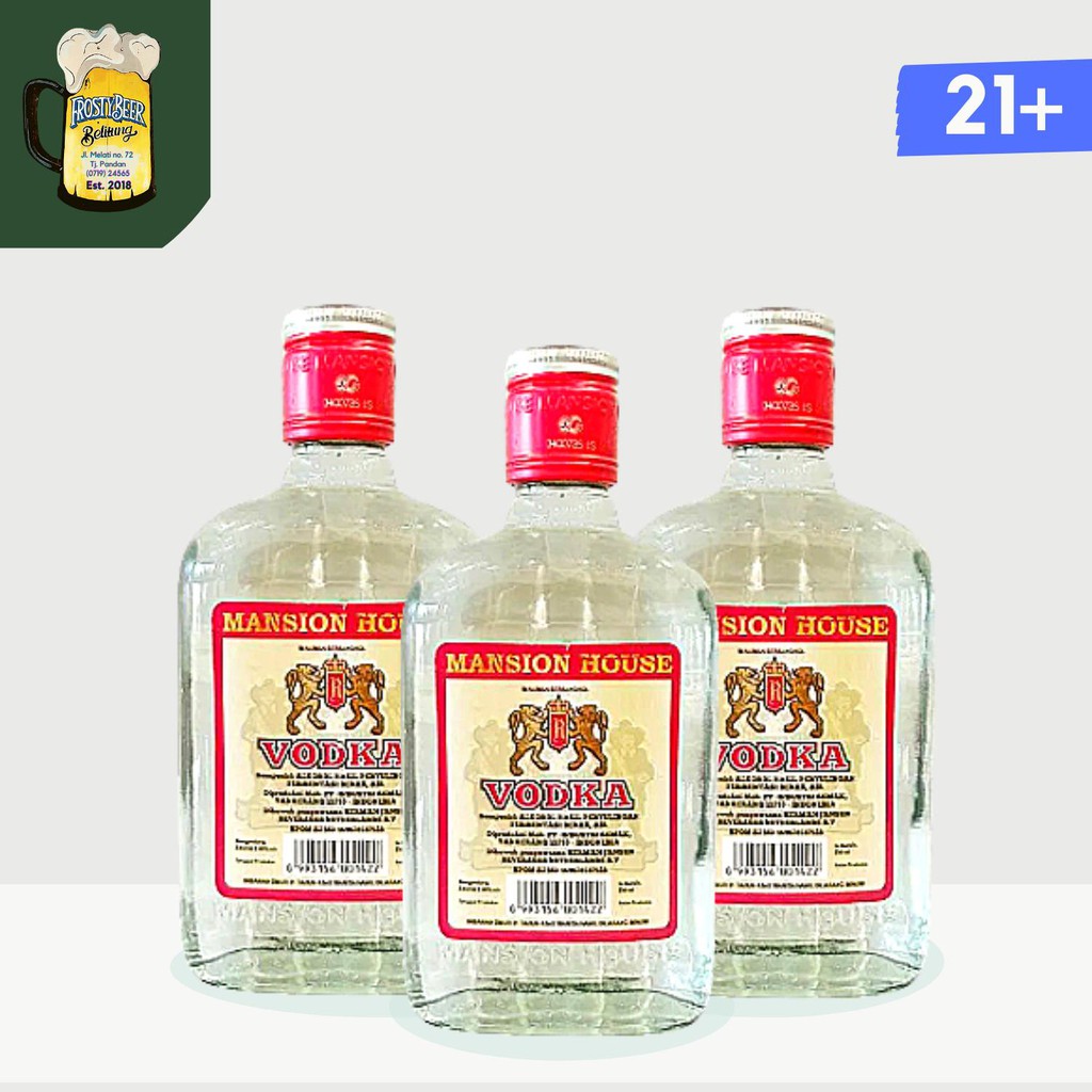 Jual Mansion House Vodka 40% 350 ml - Original Legendaris | Shopee ...