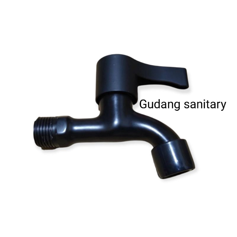 Jual kran air tembok hitam minimalis kran tembok black kran taman black ...