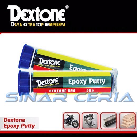Jual Lem DEXTONE Epoxy Putty Stick Resin Hardener Besi Kayu Plastik ...