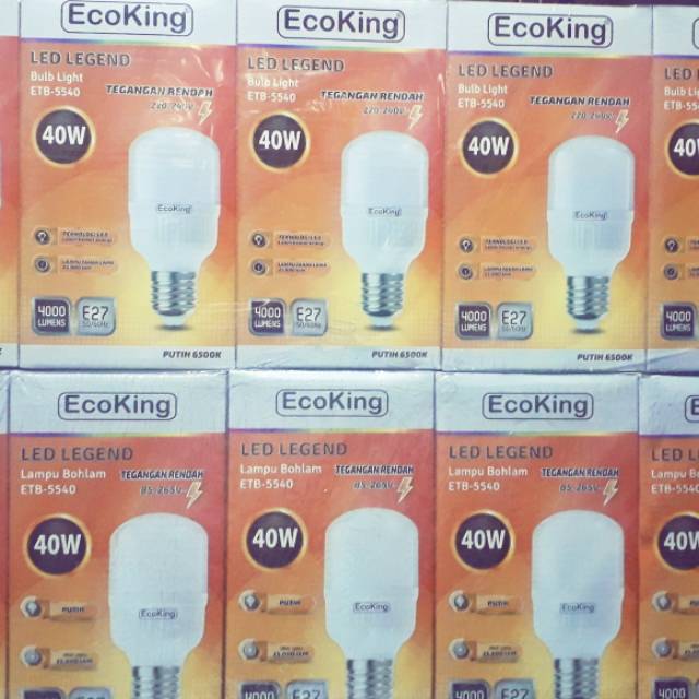 Jual Lampu led ecoking 40w Indonesia|Shopee Indonesia