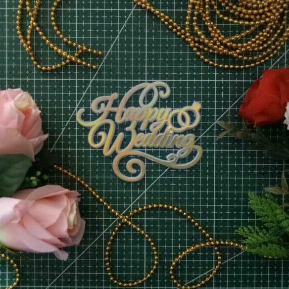 Jual Tulisan Happy Wedding Indonesia|Shopee Indonesia