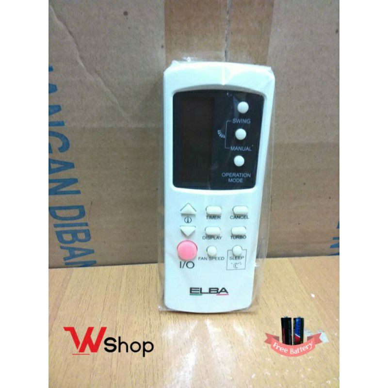 Jual REMOT REMOTE AC ELBA ORIGINAL- Air Conditioner k | Shopee Indonesia