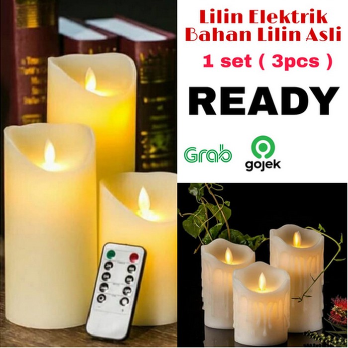 Jual Lilin Natal Christmas Malam Kudus Bahan Wax Meleleh Lilin Asli ...