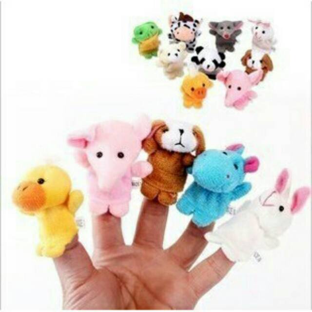Jual Boneka Jari Finger Puppet Animal | Shopee Indonesia