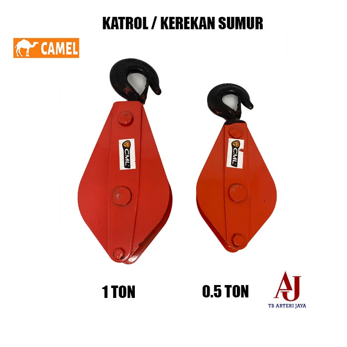 Jual Katrol Kapal Kerekan Sumur Camel Kerekan Timba Barang Besi 0.5 1 ...