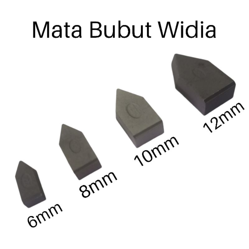 Jual Mata Widia | Mata Bubut 6mm 8mm 10mm 12mm | 6 8 10 12 mm | Shopee ...