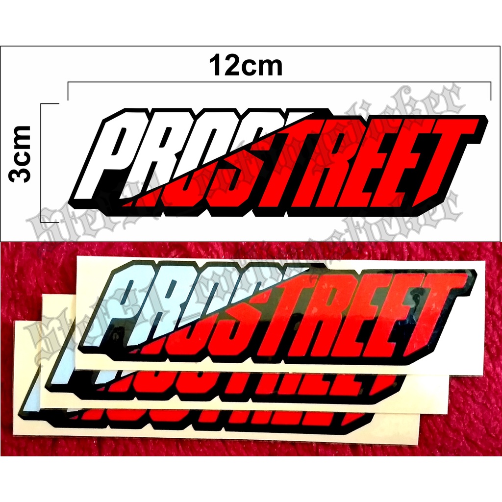 Jual Stiker cutting logo prostreet, cutting sticker prostreet | Shopee ...
