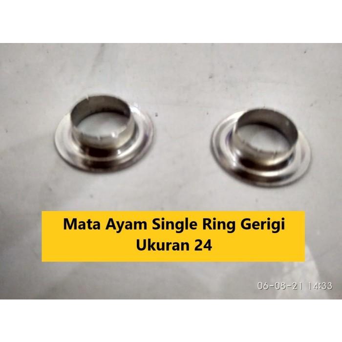 Jual Omya | Mata Ayam Single Ring Gerigi Ukuran 24 (Tanpa Ring Belakang ...