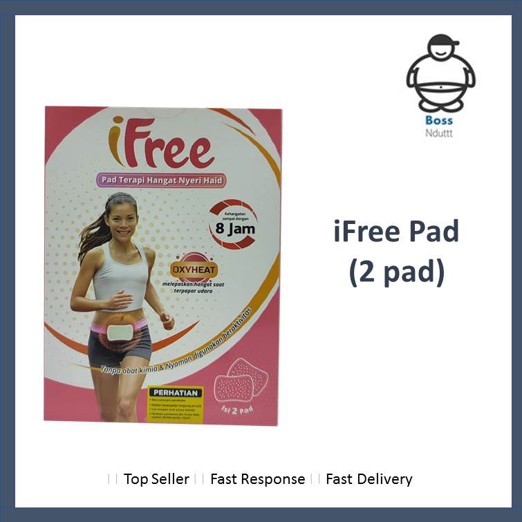 Jual IFREE Pad Plaster Nyeri Haid (1Box isi 2 pad) Indonesia|Shopee ...