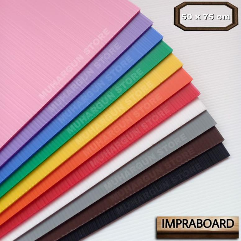 Jual 5 Lembar Impraboard / Infraboard 50 X 75 Cm Tebal 3 Mm | Shopee ...