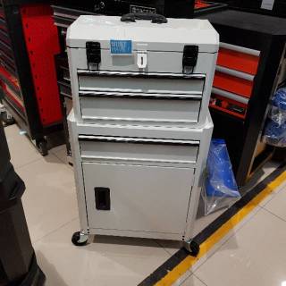 Jual Krisbow Tactix lemari bengkel Perkakas Tool Box Cabinet Trolley 2 tingkat | Shopee Indonesia