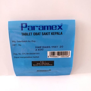PARAMEX isi 4 tablet - obat sakit kepala | Shopee Indonesia