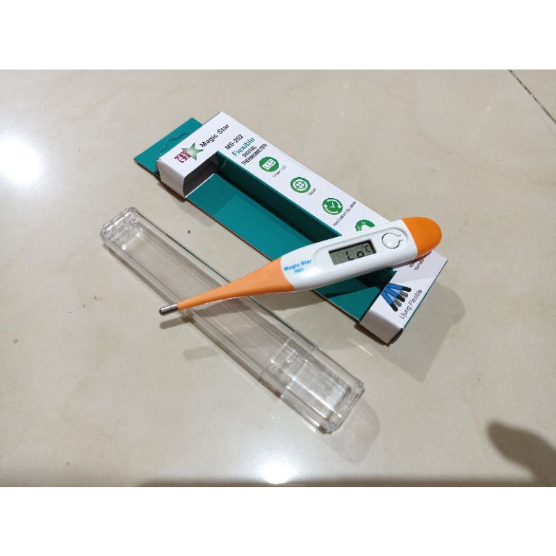 Jual Alat Pengukur Suhu Badan Termometer Digital Ujung Lentur Fleksibel ...