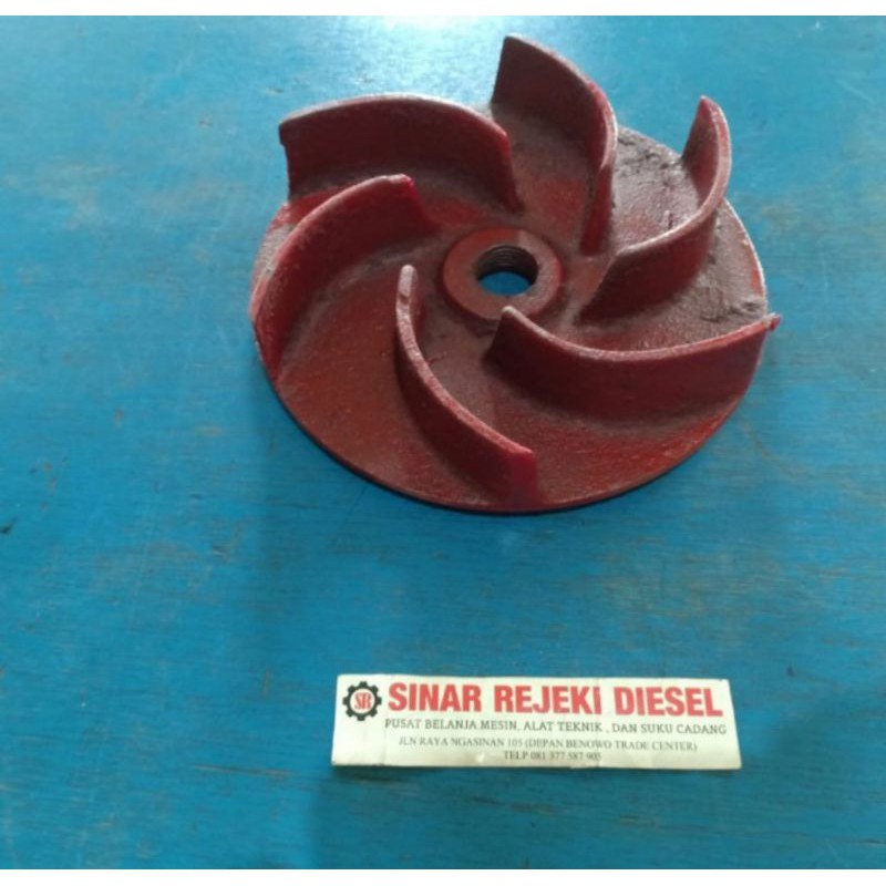 Jual Impeller Pompa NS80 NS 80 6 Daun merah | Shopee Indonesia
