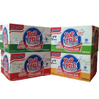 Jual Pop mie 1 dus (75gr x 24pcs) all variant | Shopee Indonesia