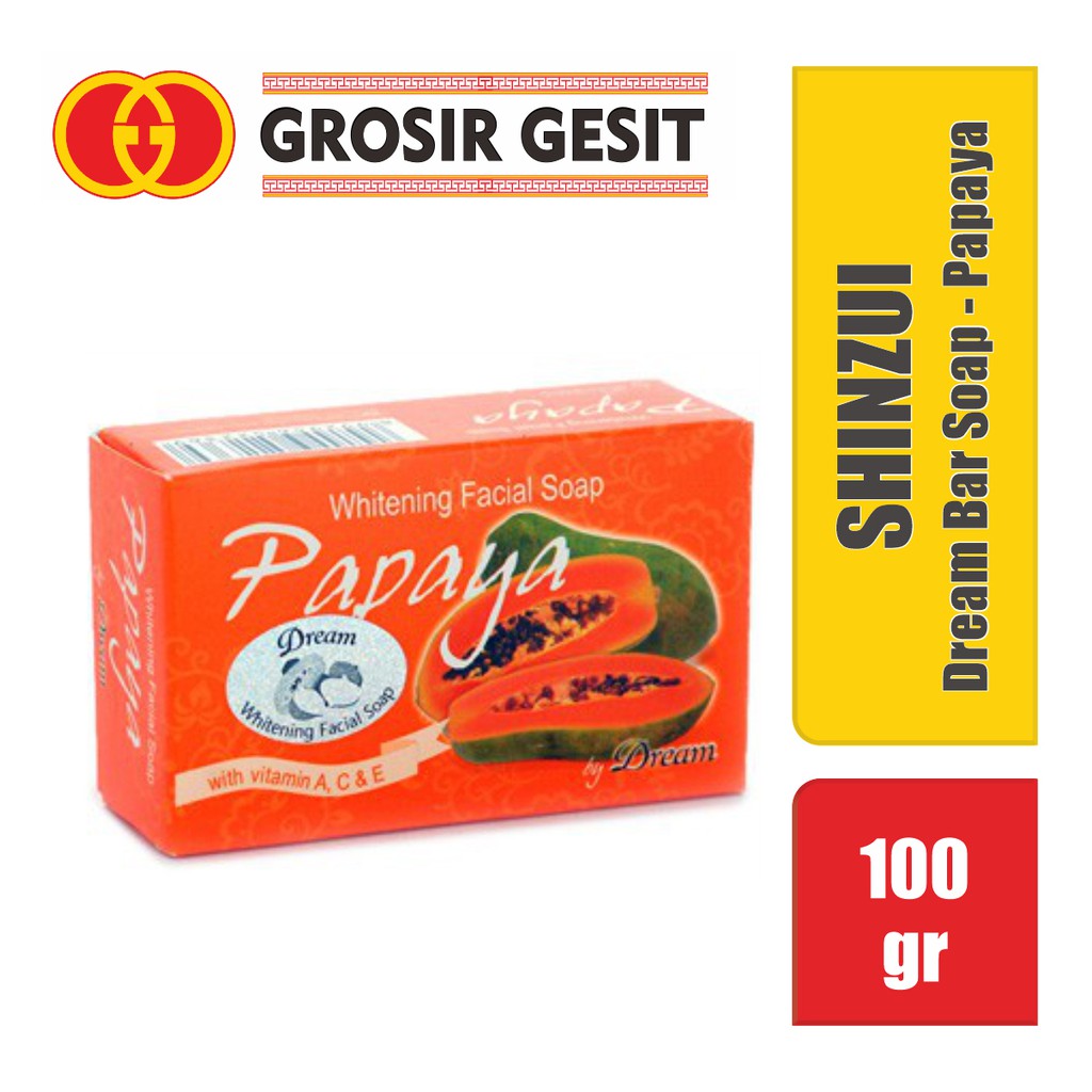 Jual Dream Facial Bar Soap Papaya 100gr Sabun Papaya | Shopee Indonesia