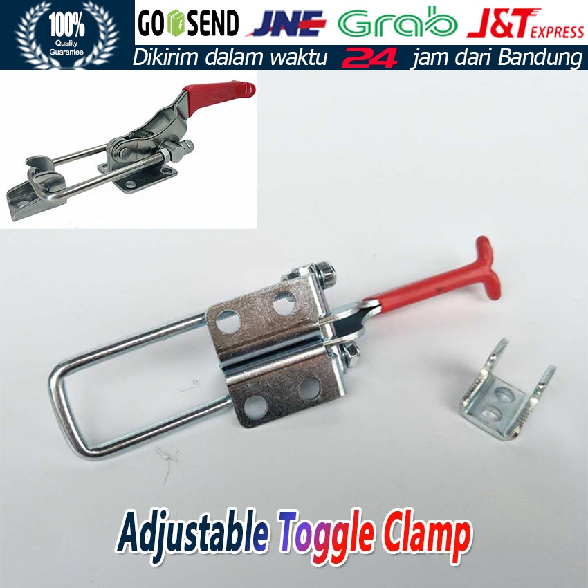 Jual 2PCS / 4PCS Klem Toggle Tekan Toggle Clamp GH-431 Heavy Duty Metal ...