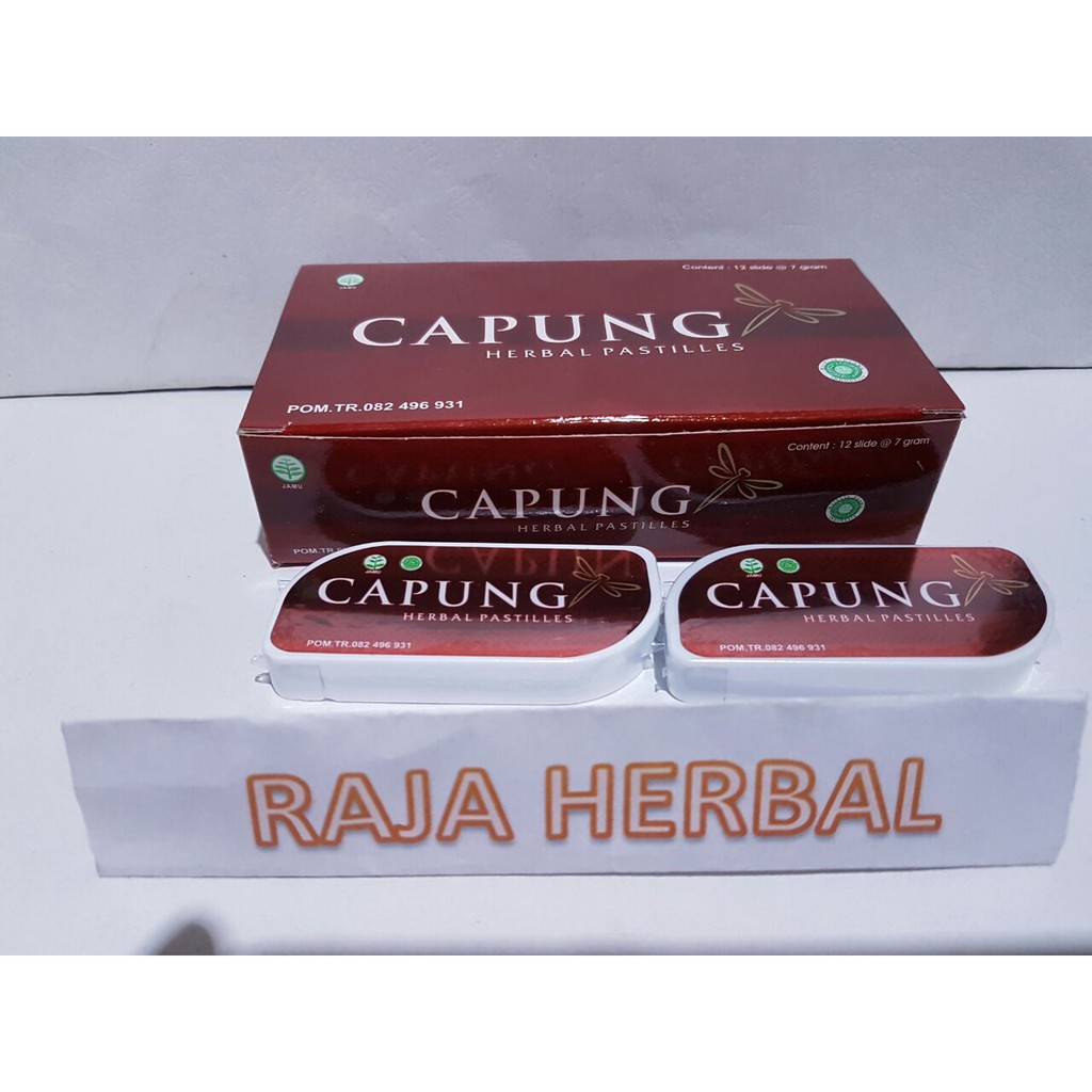CAPUNG HERBAL PASTILLES - PERMEN HISAP UNTUK MEREDAKAN BATUK | Shopee ...