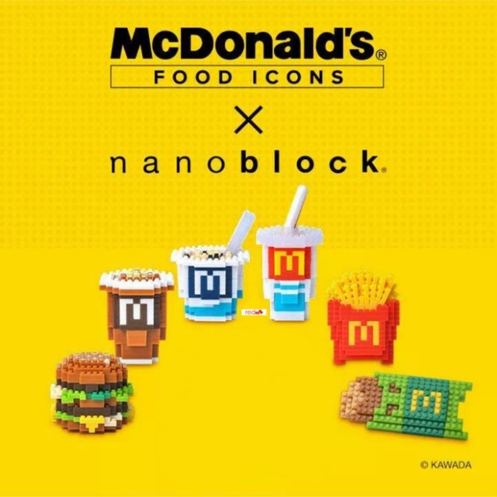 Jual 1 Set McDonald's Food Icons x Nanoblock (6 pcs) | Shopee Indonesia