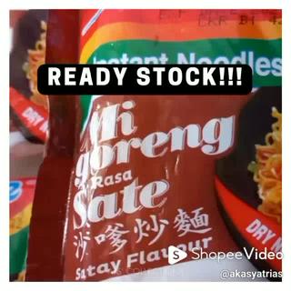 Jual INDOMIE GORENG SATE PRODUK EKSPOR TAIWAN INSTANT NOODLES SATAY ...