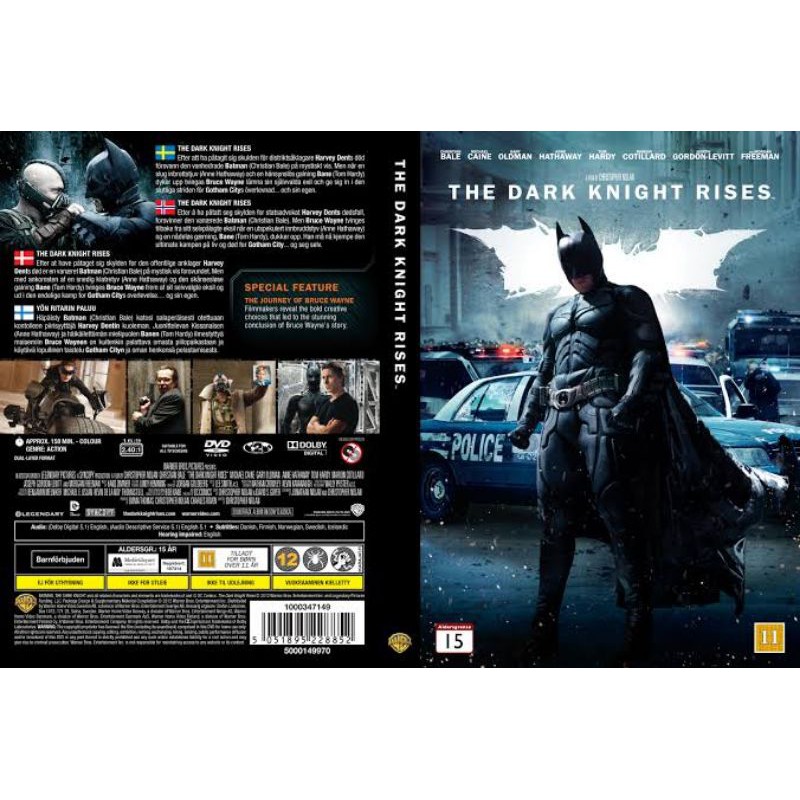 Jual Kast Film BATMAN - THE DARK KNIGHT RISES - Kualitas ORI | Shopee ...