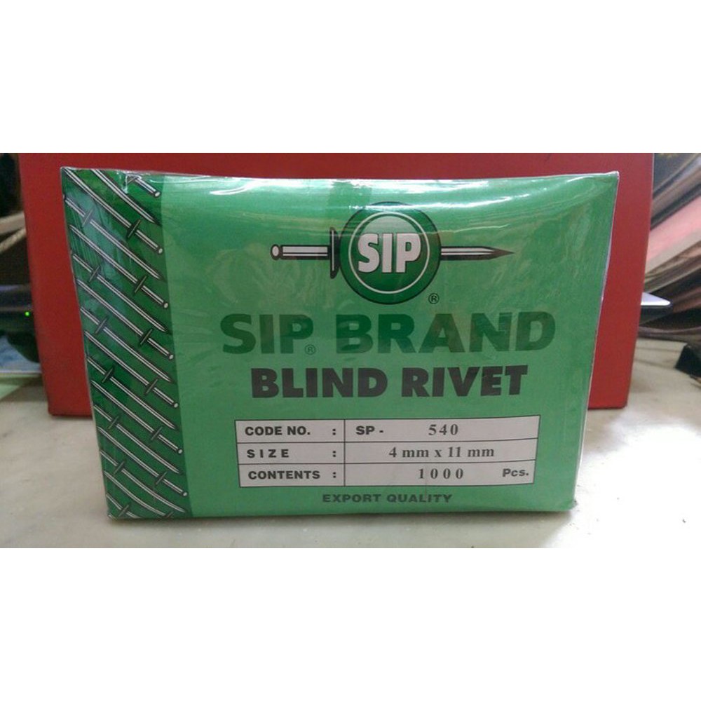 Jual PAKU RIVET SP 540 MEREK SIP 1 DUS ISI 1000 PCS PAKU LIPET 4 MM ...