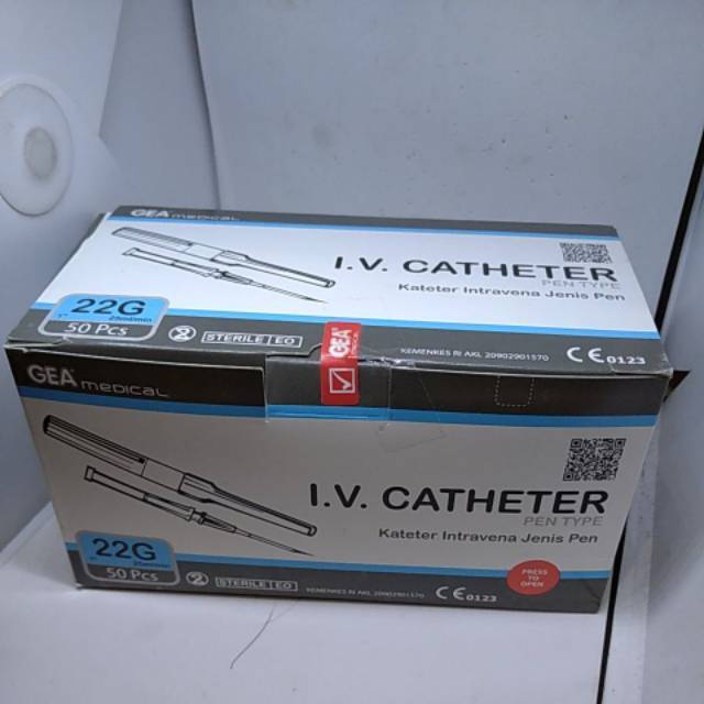 Jual Intravena kateter 22G / iv catheter 22G Indonesia|Shopee Indonesia