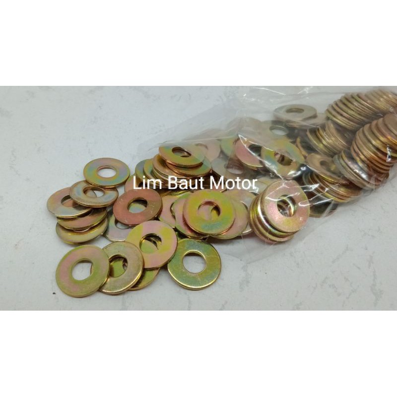 Jual ring plat baut 10 / 6mm tipis 100pcs | Shopee Indonesia