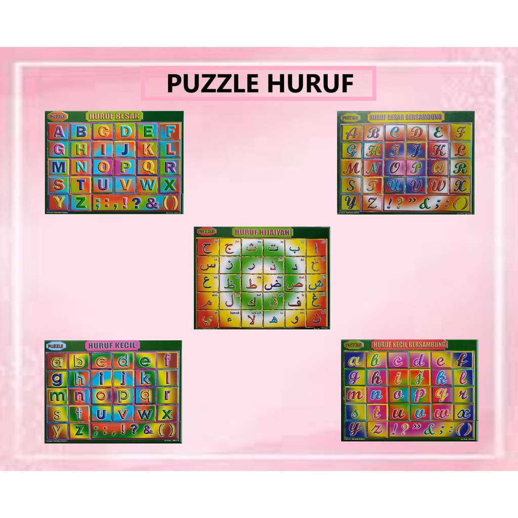 Jual Puzzle Huruf/Puzzle Edukasi/Mainan Kayu | Shopee Indonesia