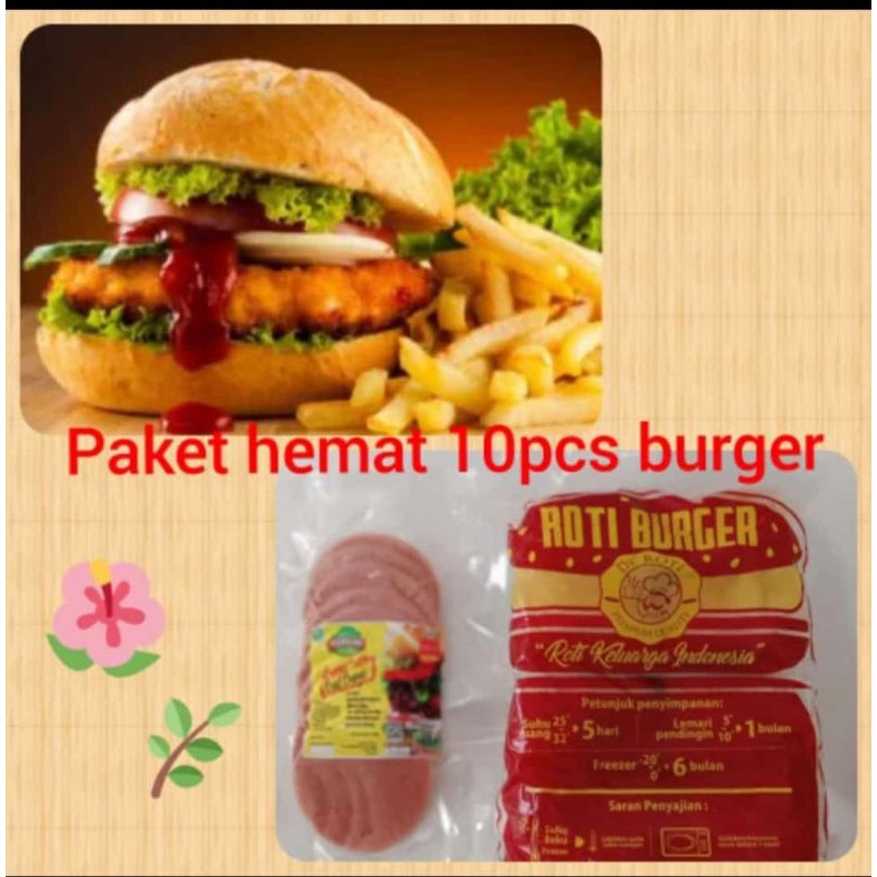 Jual Paket Burger 10 pcs (Paket Hemat) | Shopee Indonesia
