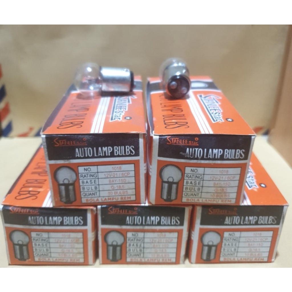 Jual BOHLAM REM 12V 18/6W STANLEESTAR 1018 | Shopee Indonesia
