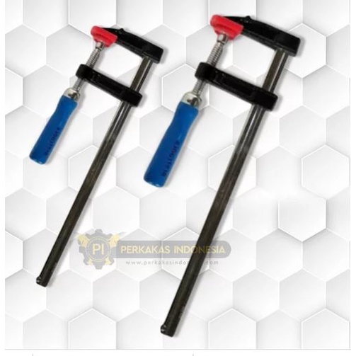 Klem F Alat Press Catok Kayu 250mm x 50mm Wood Clamp Heavy Duty ...