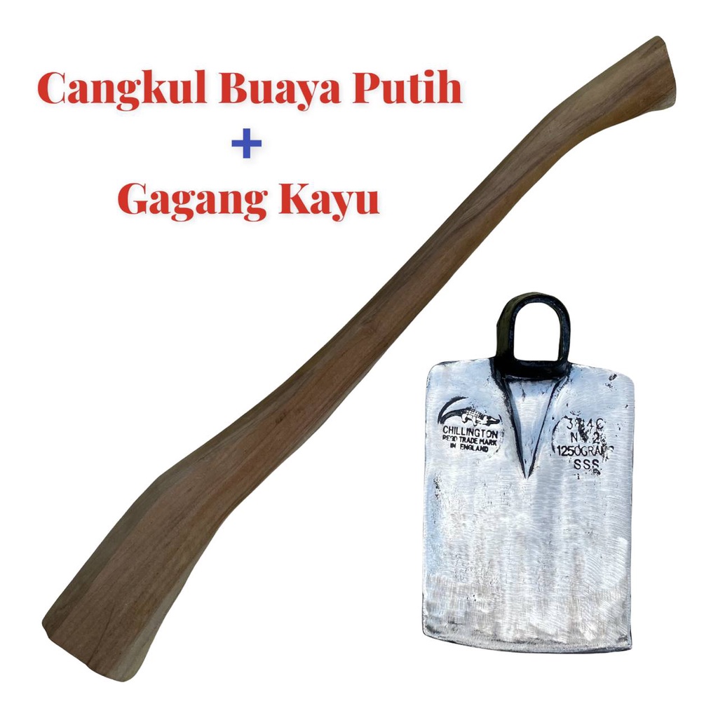 Jual Cangkul Cap Buaya Asli Baja Putih dan Doran - Pacul Anti Lengket ...