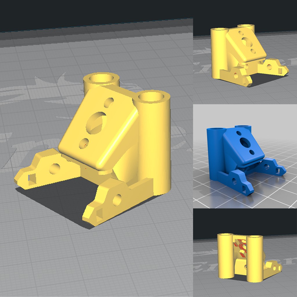 Jual GEPRC Mark4 Immortal T Antenna Mount Crossfire - Frsky R9 FPV ...