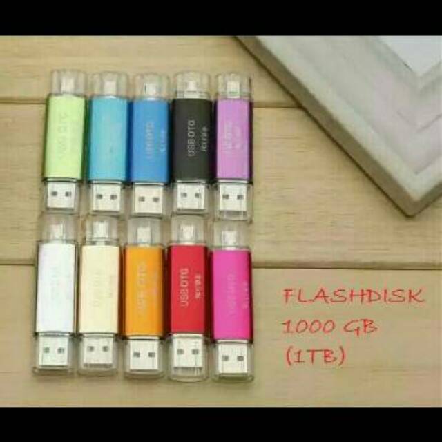 Jual FLASHDISK 1000GB (1TB), BISA OTG FOR SMARTPHONE & PC, GOOD QUALITY ...
