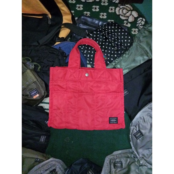 Jual 77 Headporter By Porter Yoshida Co. Tanker Series Totebag Merah | Shopee Indonesia