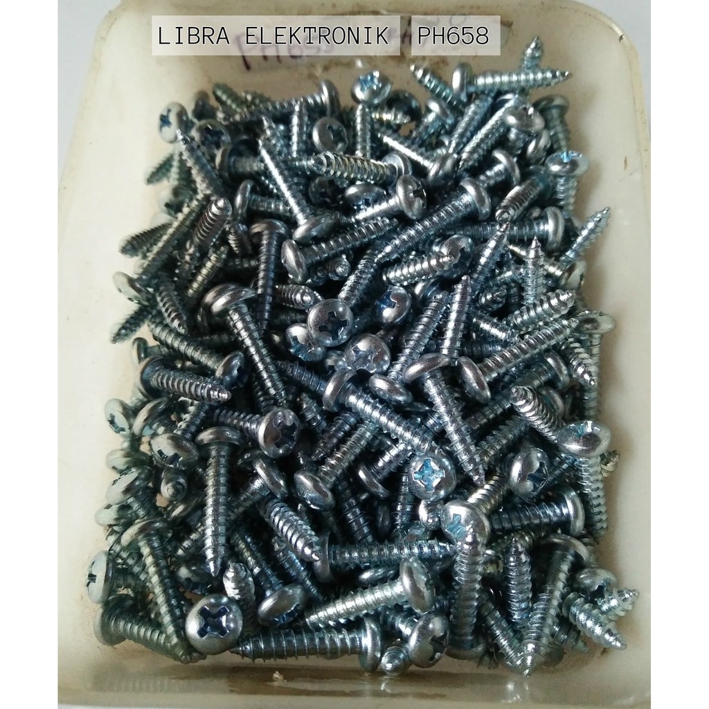 Jual Baut Skrup Ukuran 6mm X 5 Per 8 Inc | Shopee Indonesia