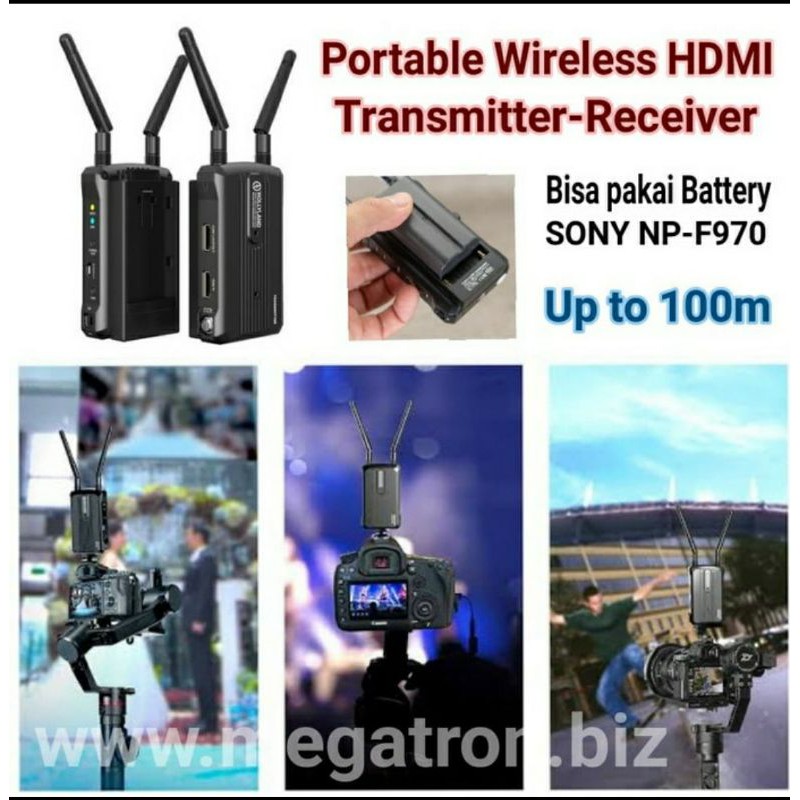 Jual Portable Wireless HDMI Transmitter-Receiver - Cocok untuk Video ...