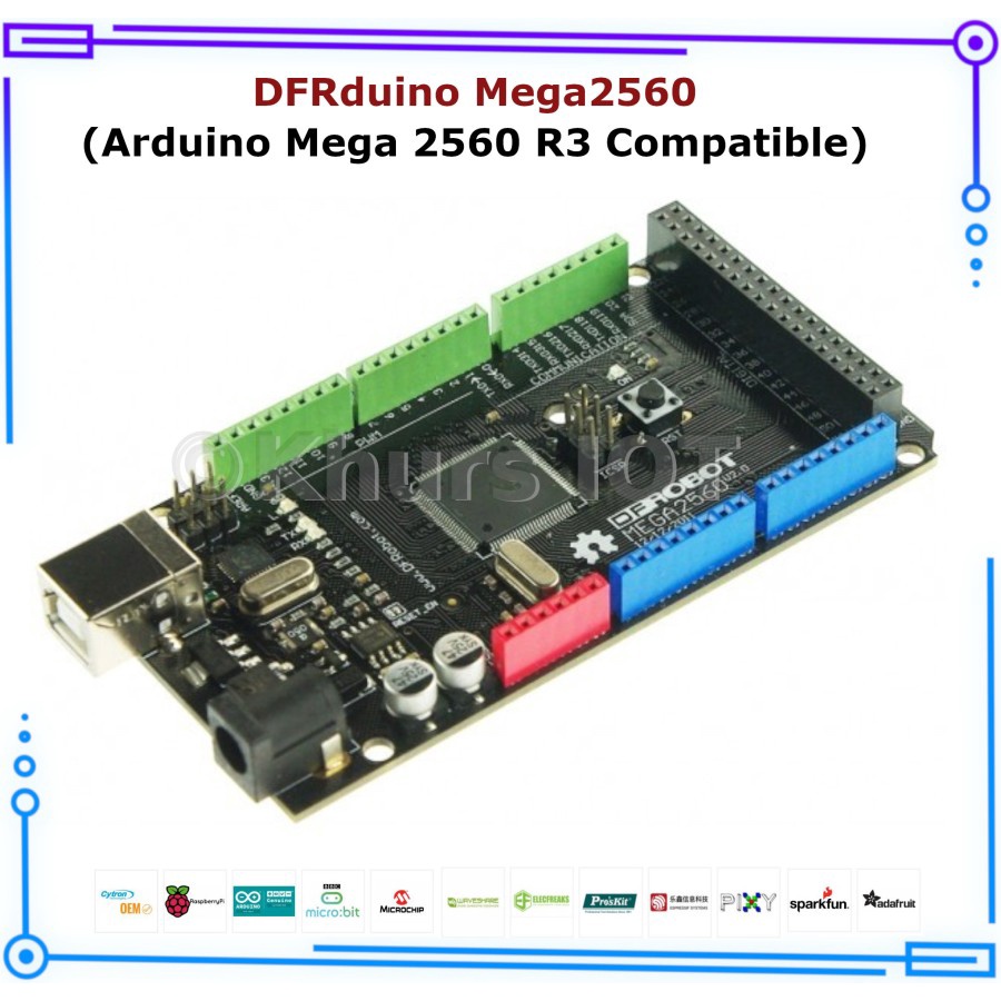 Jual DFRduino Mega2560 - Arduino Mega 2560 R3 Compatible Dfrobot Indonesia|Shopee Indonesia