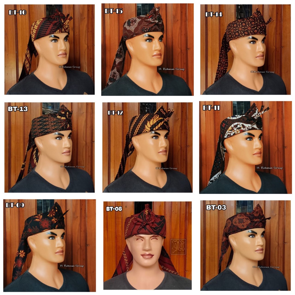 Jual BLANGKON TRADISIONAL IKET SUNDA MOTIF BATIK TOTOPONG BELANGKON ...