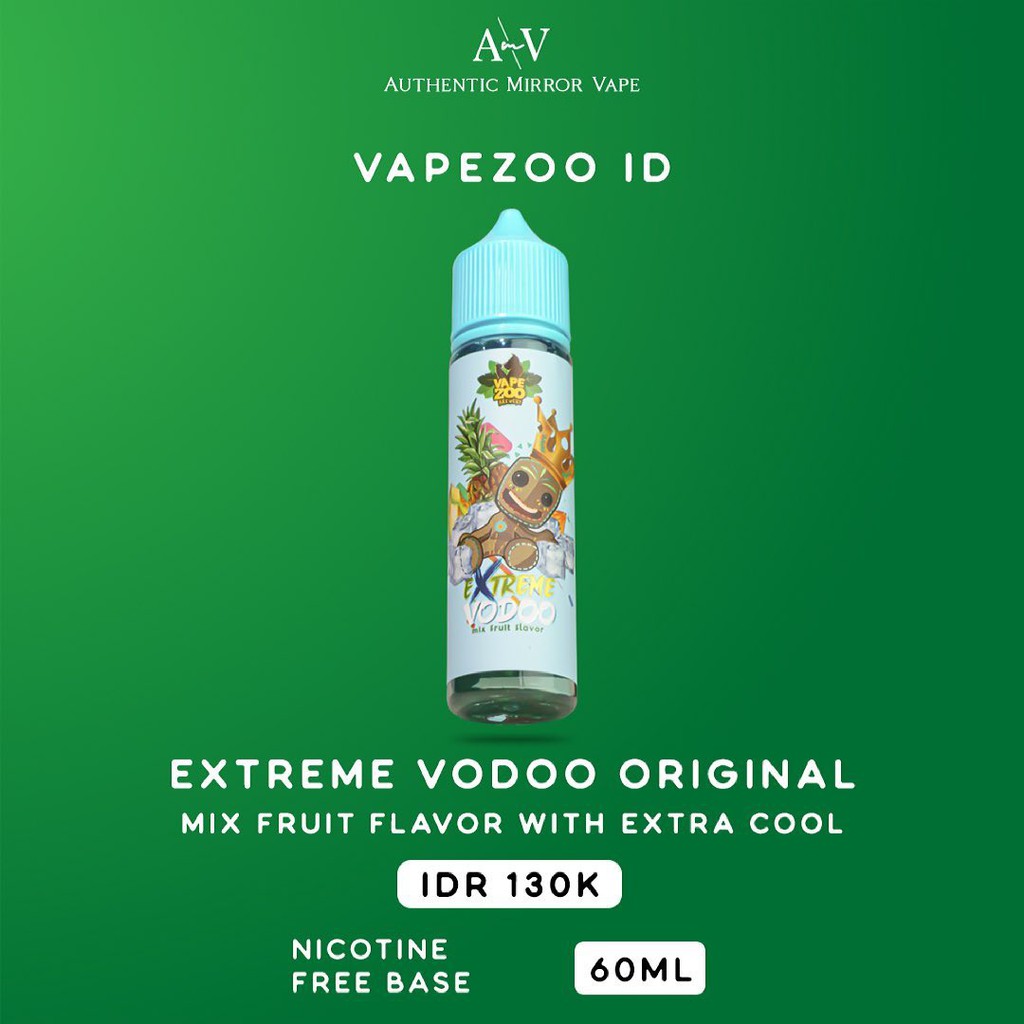 Jual Extreme Vodoo Original Mix Fruit Flavor With Extra Cool 60ML By ...