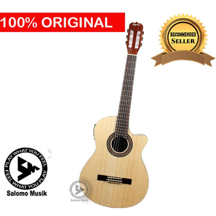 Jual Gitar Klasik Nylon Elektrik Segovia C100 CE GN EQT Original | Shopee Indonesia
