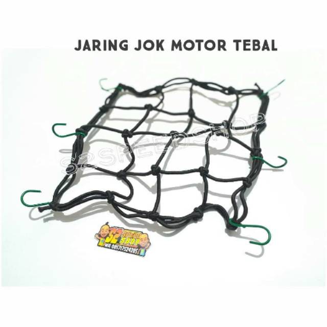 Jual Jaring jok motor jaring helm motor dijamin tebal | Shopee Indonesia